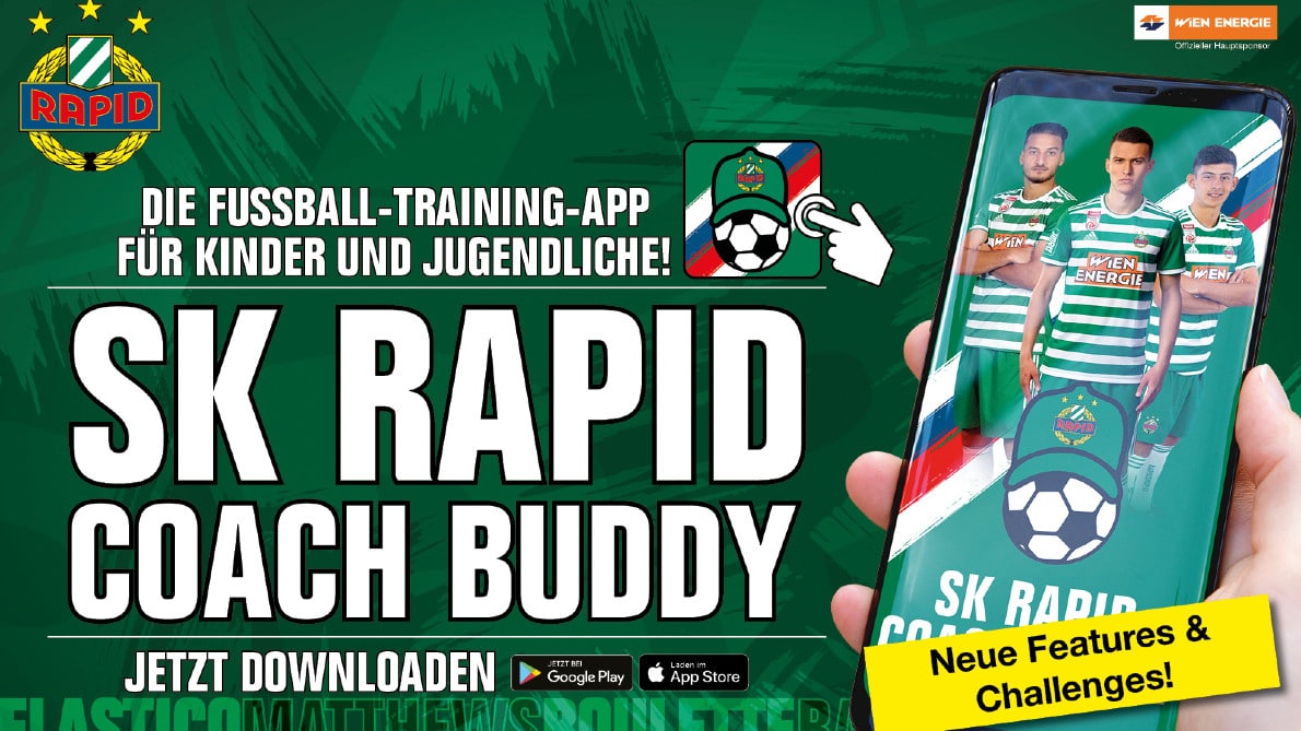 SK Rapid Coach Buddy – Re-Launch der Trainingsapp für Kinder ...
